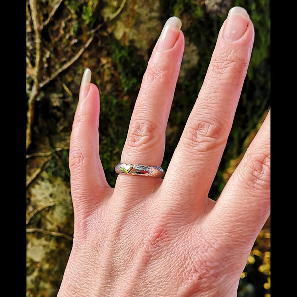 Grá Go Deo Love Forever Ring + 14ct Gold Heart | Meaningful Jewellery ...