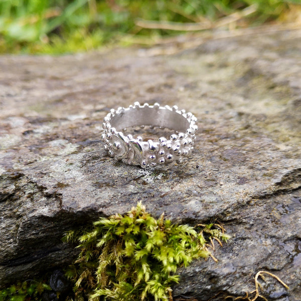 Bubble Ring | Sterling Silver | Hand-crafted - Elena Brennan Jewellery
